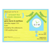 Around The Clock Bridal Shower Invitations | FunBridalShowerInvitations